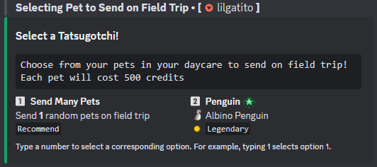 Switching Active Pet – Tatsu Helpdesk